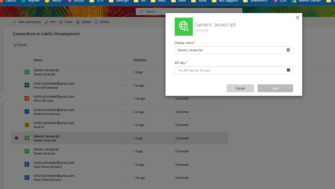 [ALM Accelerator - BUG]: Cannot create a successful connection for my custom connector · Issue ...