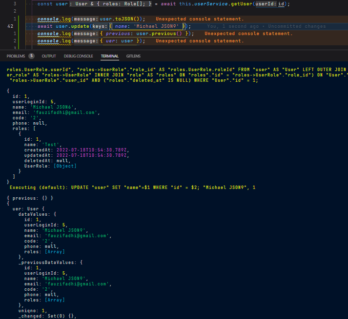 _previousDataValues replaced by dataValues in save Method · Issue #14969 · sequelize/sequelize ...