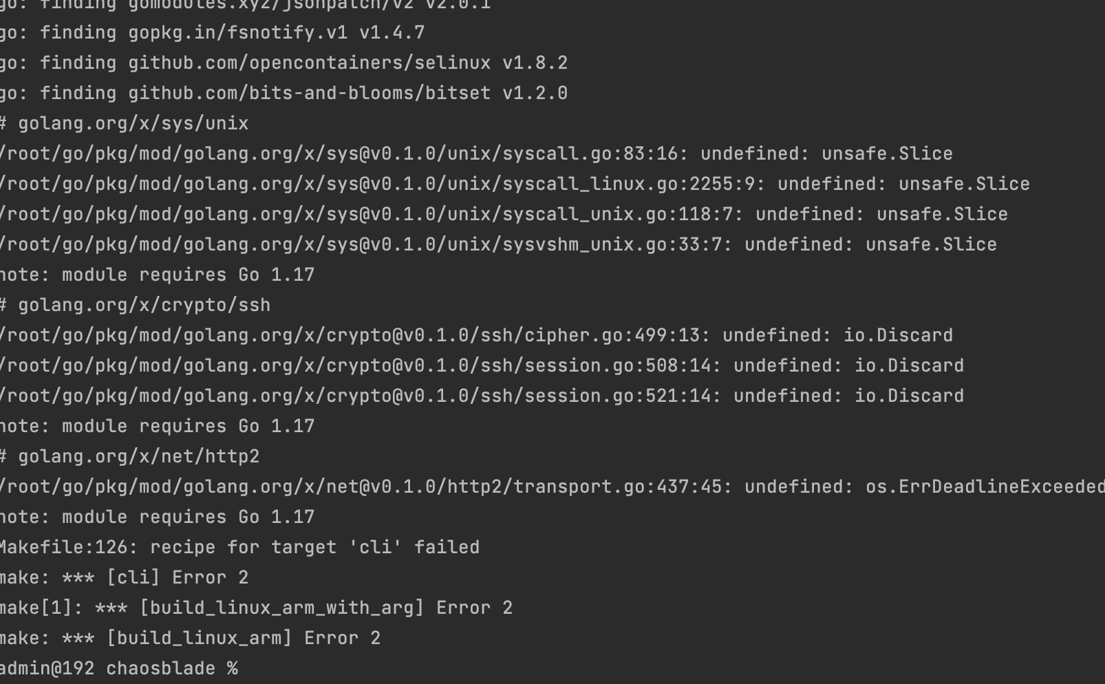 V172 Make Buildlinuxarm Error · Issue 906 · Chaosblade Iochaosblade · Github