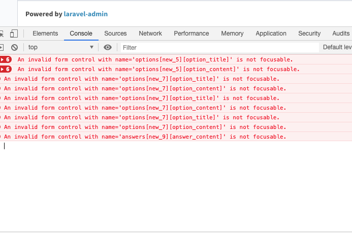 模型表单一对多时使用了 required 报错 · Issue #3662 · z-song/laravel-admin · GitHub