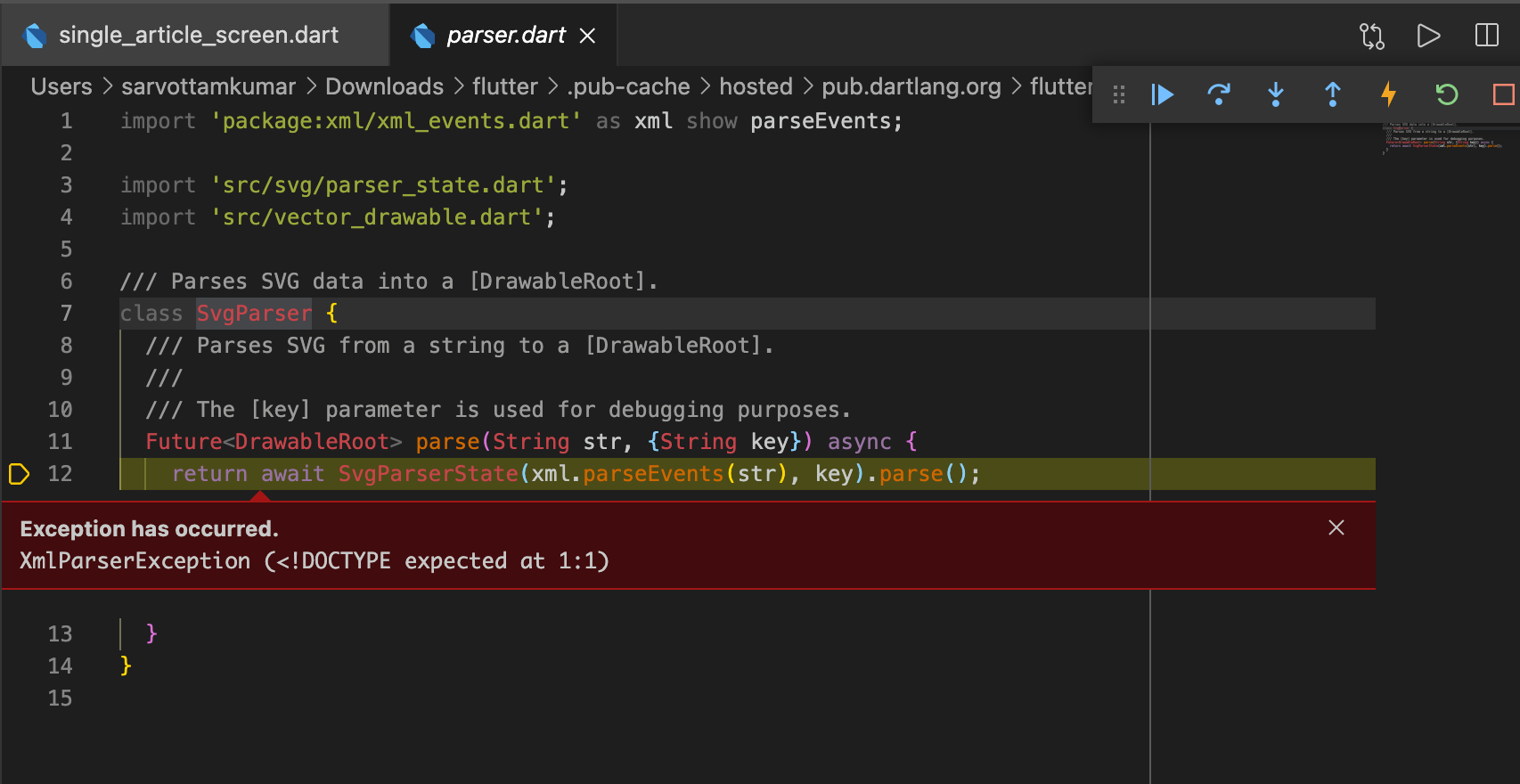 XmlParserException for displaying wordpress article content to html widget · Issue #480 ...