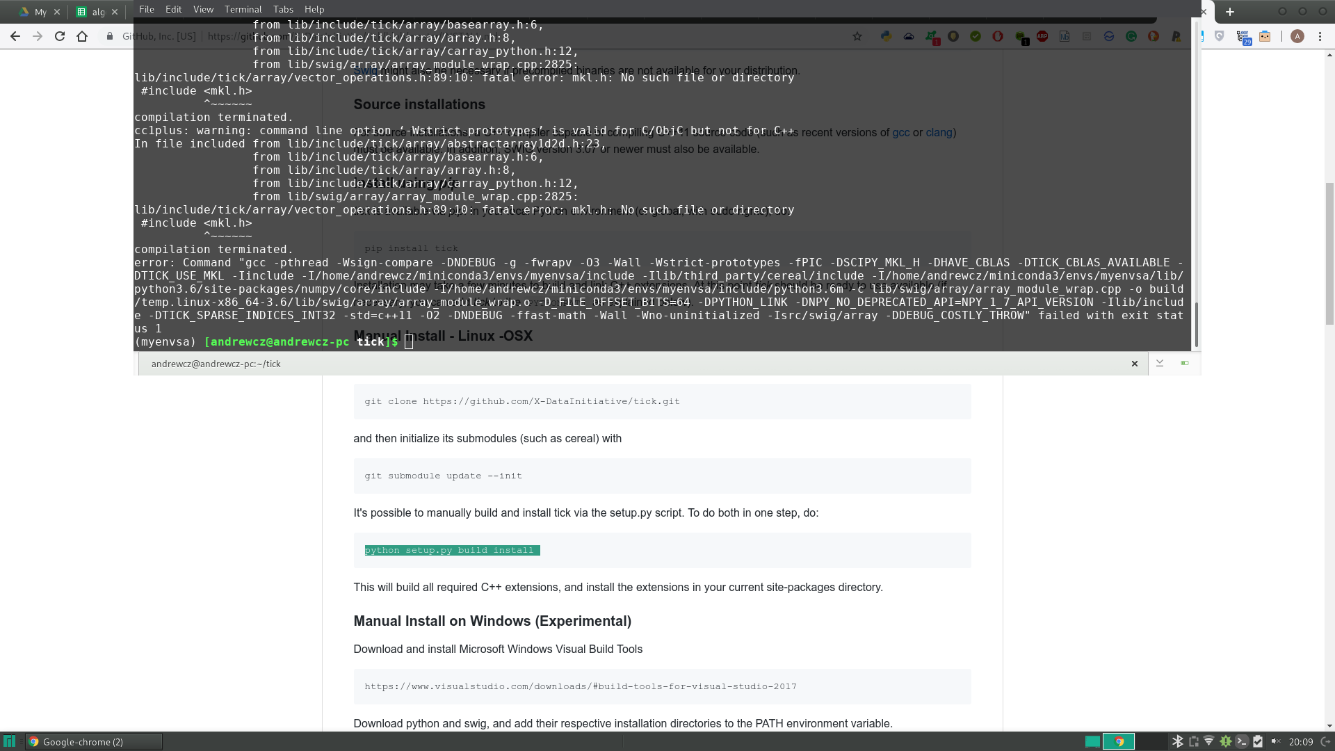 issue with build - MKL library? · Issue #301 · X-DataInitiative/tick · GitHub