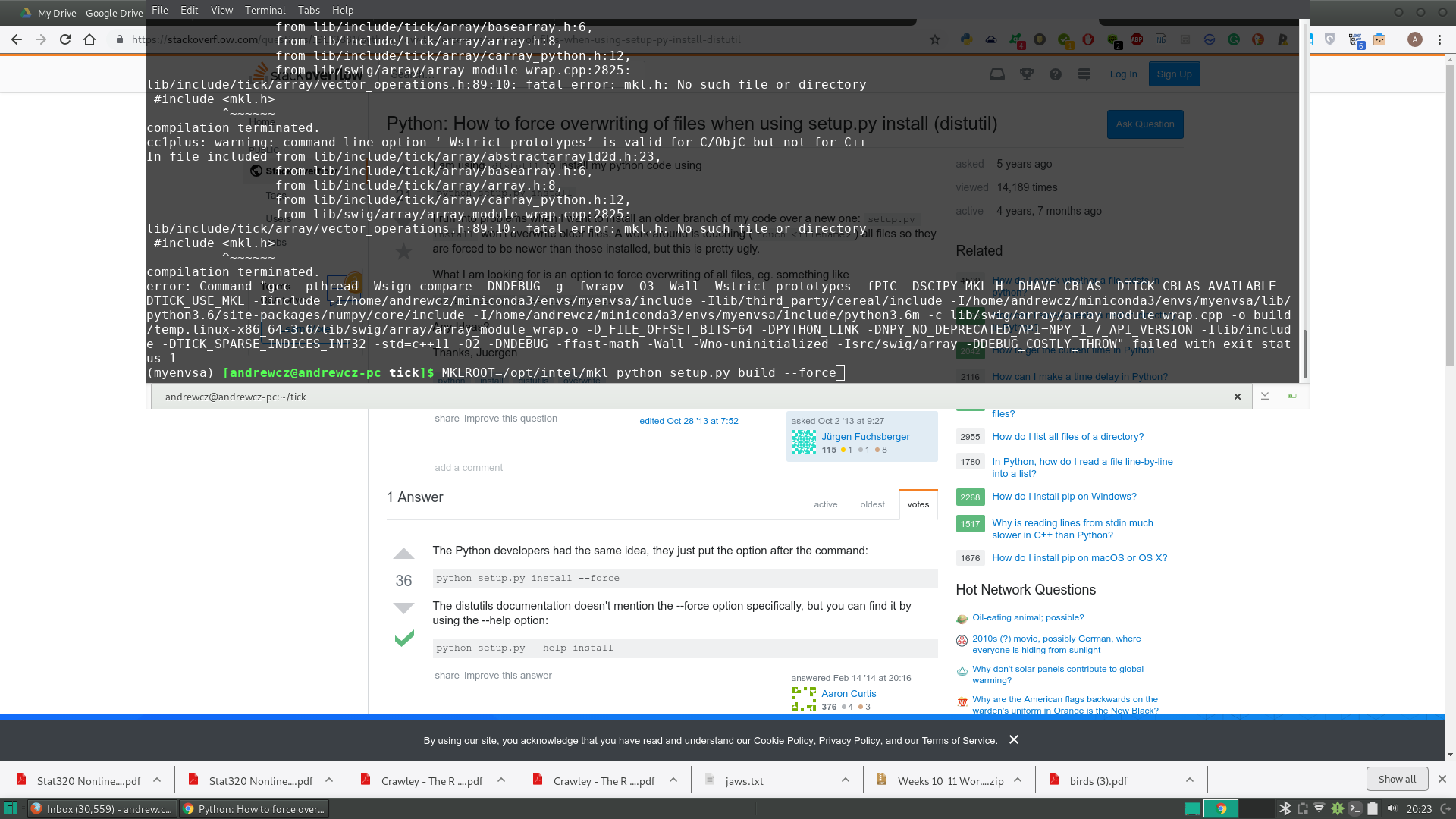 issue with build - MKL library? · Issue #301 · X-DataInitiative/tick ...