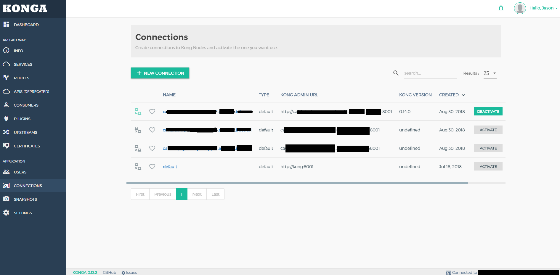 Delete a Connection · Issue #271 · pantsel/konga · GitHub