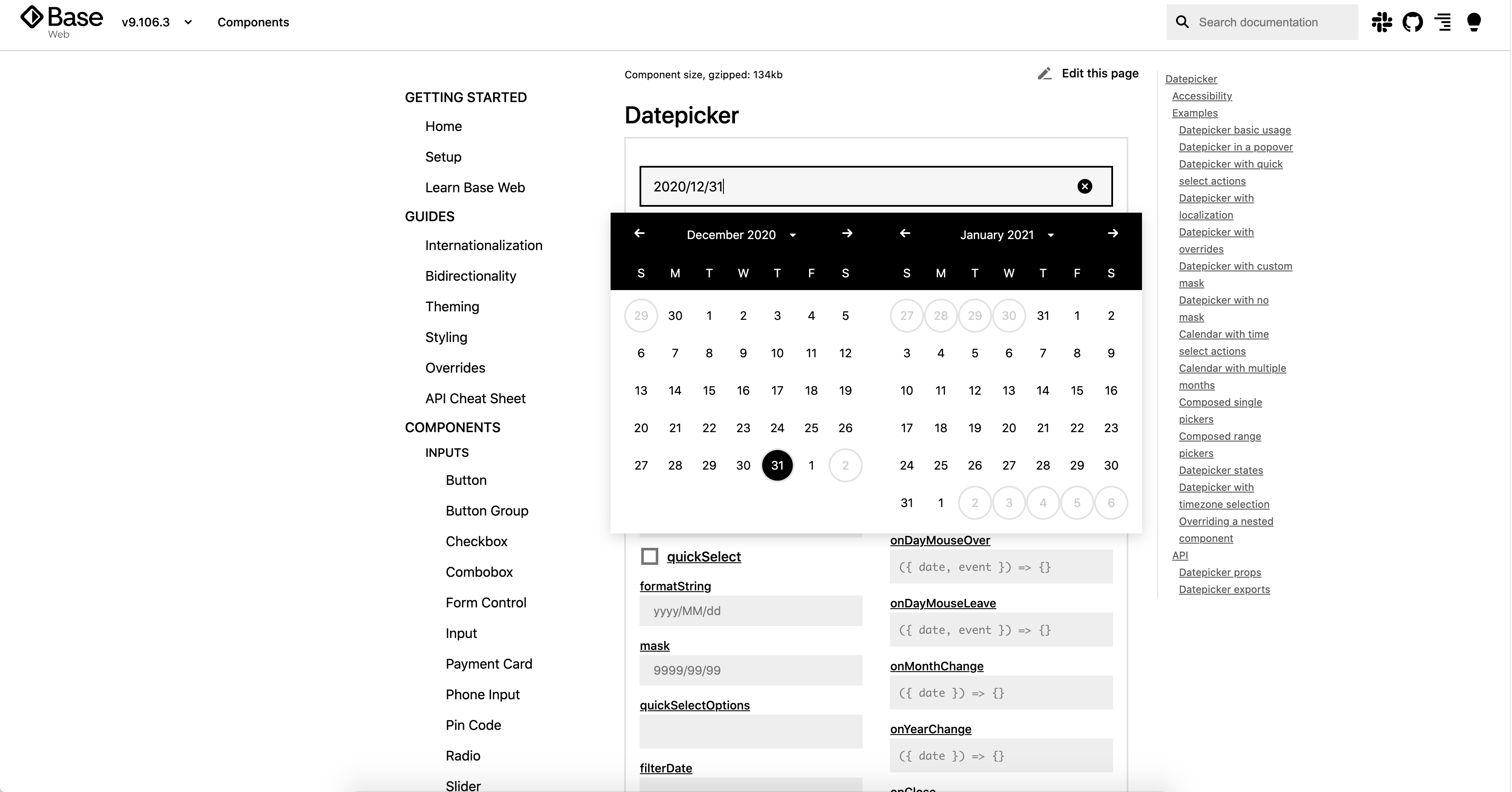 Design Fix For The Date When Peek Next Month Is Set To True Issue 