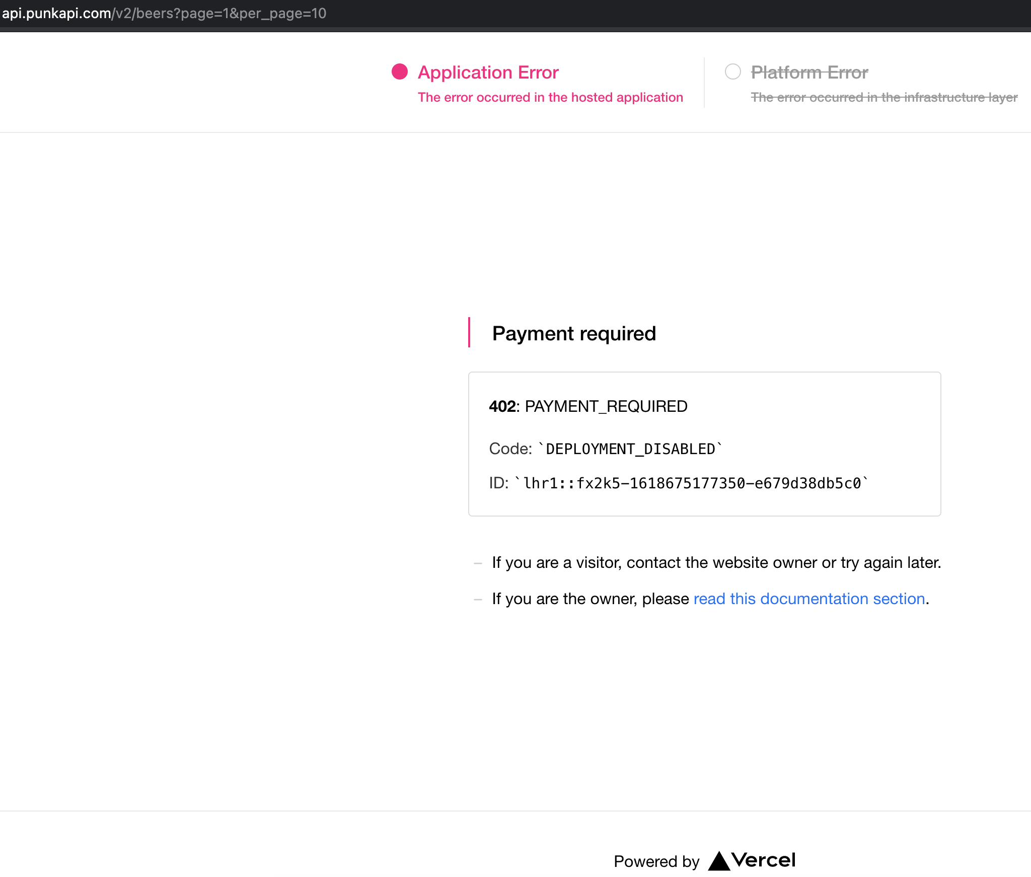 Is the service shutdown? · Issue #11 · sammdec/punkapi-site · GitHub