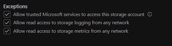 ScoutSuite flags storage account incorrectly when 3 exceptions allowed · Issue #763 · nccgroup ...