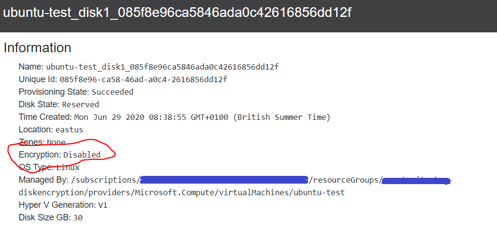 ScoutSuite flags Azure disks incorrectly as unencrypted · Issue #801 · nccgroup/ScoutSuite · GitHub
