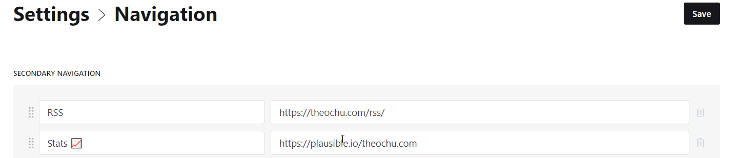 Ctrl+S does not save navigation links in v4.0.1 · Issue #12775 · TryGhost/Ghost · GitHub