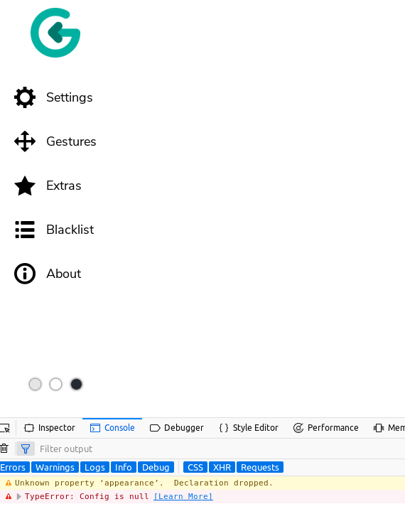 Gestures ceased working and options screen inoperable · Issue #327 ...