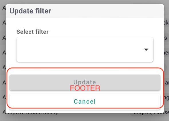 Add padding in the footer of the dialog (mobile view) · Issue #1525 · Lundalogik/lime-elements ...