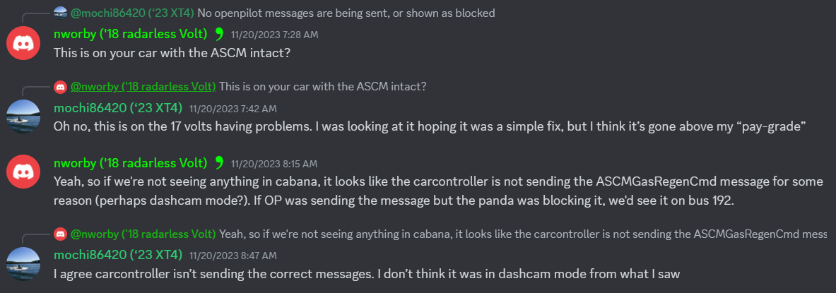 Constant Cruise Faults on v0.9.5+ for '17 Chevy Volts · Issue #30511 · commaai/openpilot · GitHub