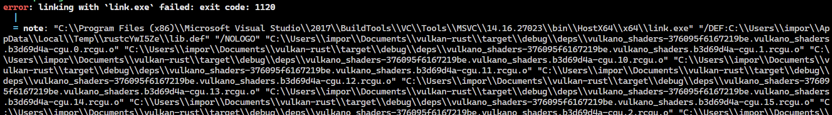 Cannot Compile Vulkano Shaders · Issue 1874 · Vulkano Rs Vulkano · Github
