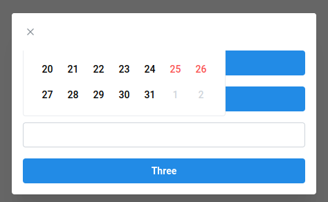 DatePickerInput's Calendar is clipped when placed inside Modol · Issue #3865 · mantinedev ...