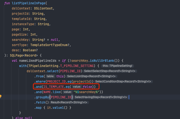 bug: 模板中使用流水线名称搜索实例搜索不到 · Issue #7755 · TencentBlueKing/bk-ci · GitHub