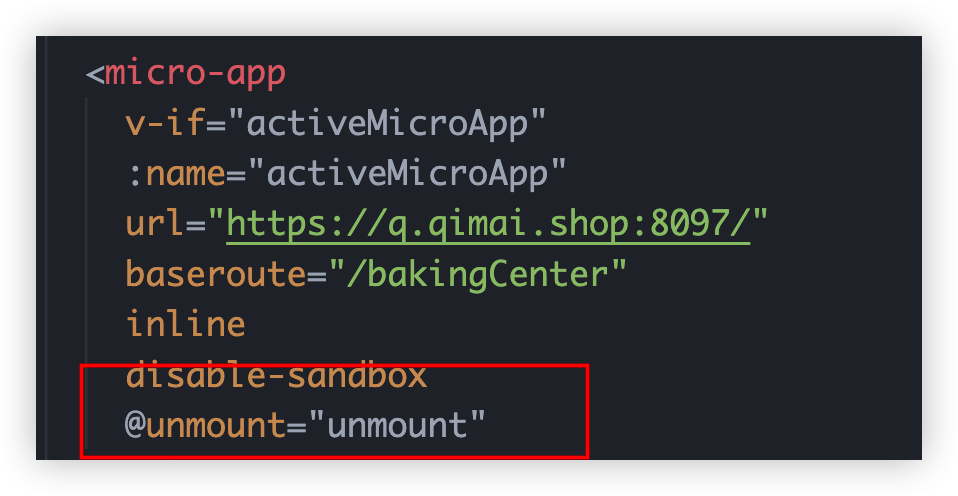 请问什么时候触发unmount事件? · Issue #445 · jd-opensource/micro-app · GitHub