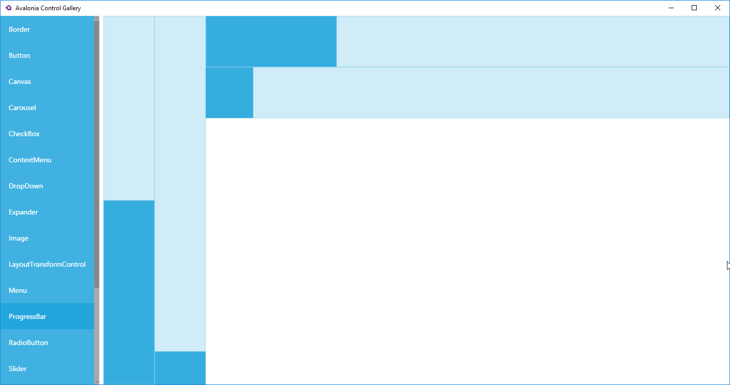 ProgressBar is not stretched inside panel by default · Issue #1256 · AvaloniaUI/Avalonia · GitHub