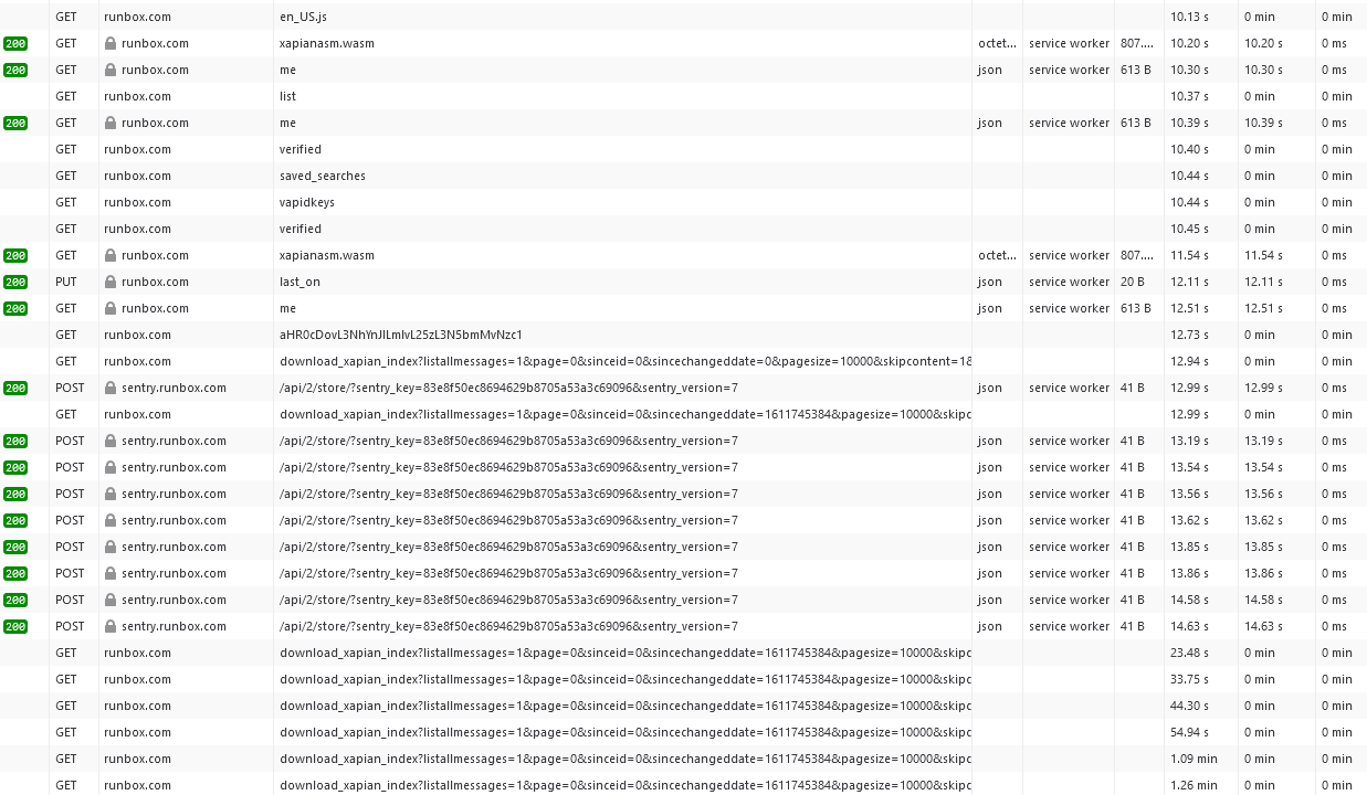 App hangs in some networks · Issue #483 · runbox/runbox7 · GitHub
