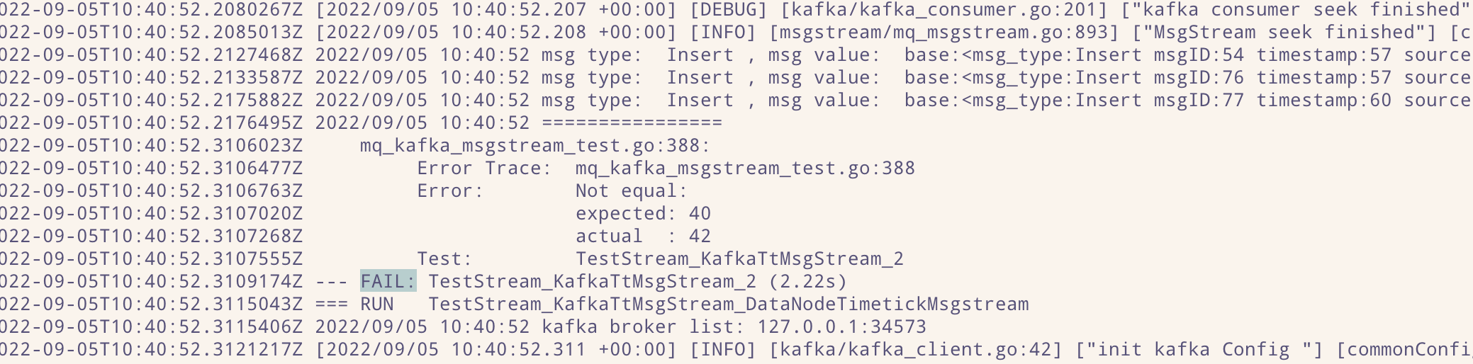 [Bug]: Unstable ut failed for msgstream · Issue #19039 · milvus-io/milvus · GitHub