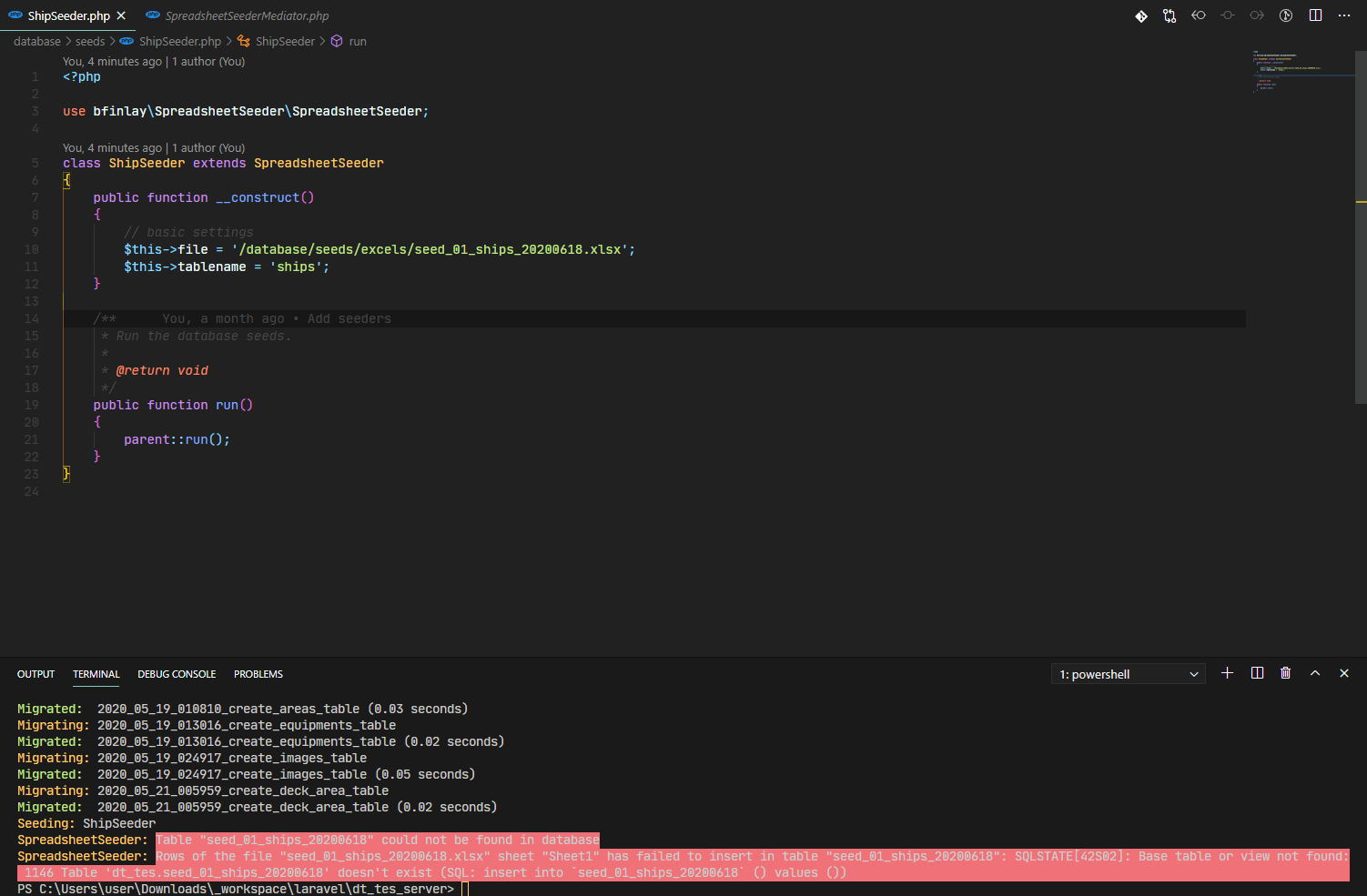 $tablename is not working. · Issue #5 · bfinlay/laravel-excel-seeder ... $tablename is not working. · Issue #5 · bfinlay/laravel-excel-seeder ...