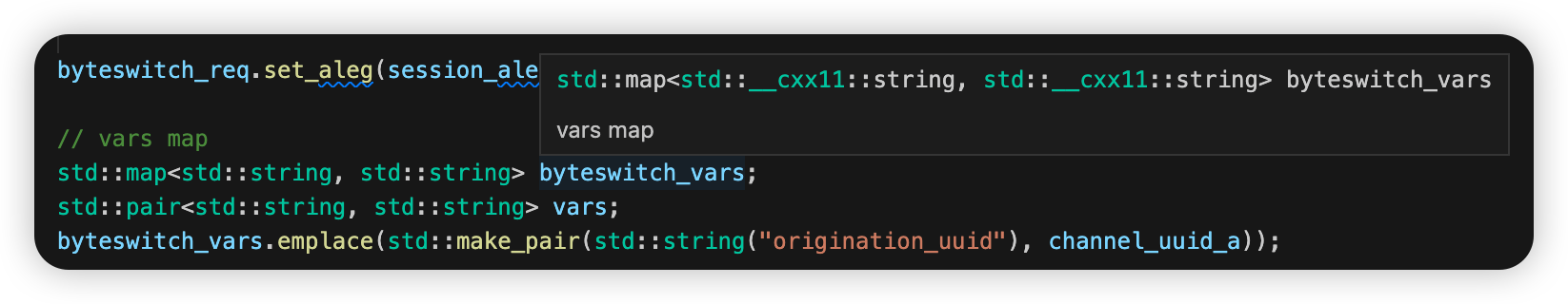 clang-tidy integrated in C/C++ does not correctly recognize the type ...