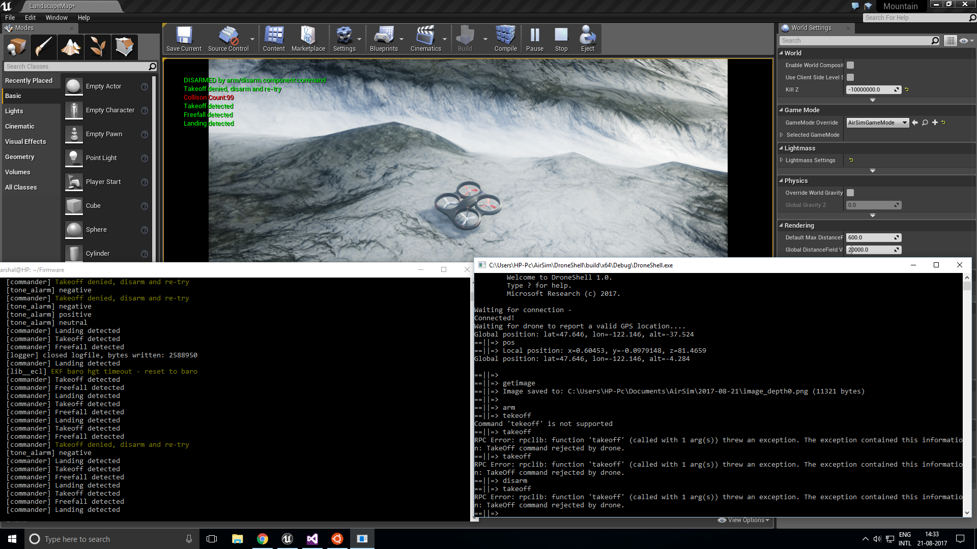 takeoff command is not working · Issue #429 · microsoft/AirSim · GitHub