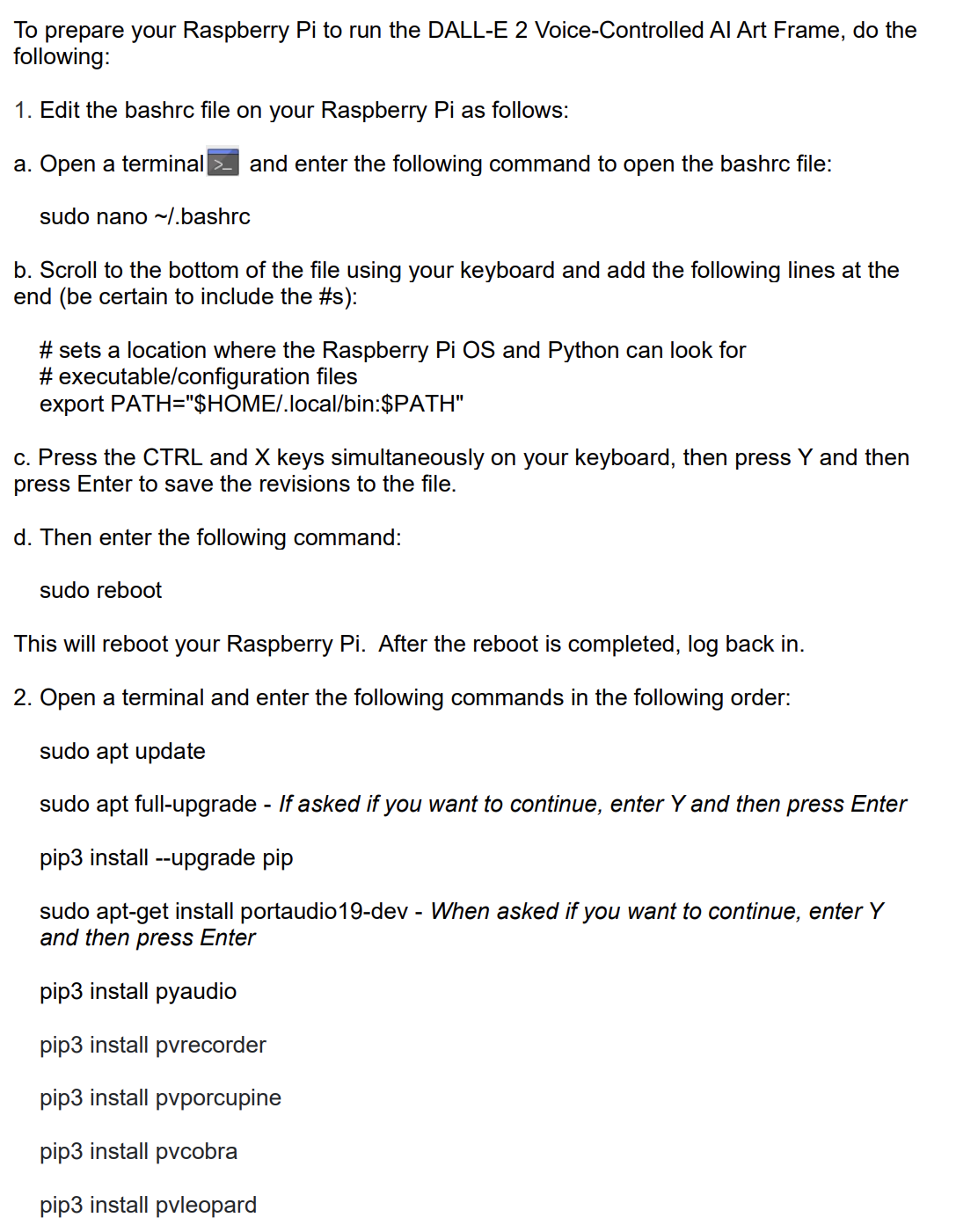 GitHub - DevMiser/AI_Art_Frame: The DALL-E 2 Voice-Controlled AI E-Ink Art Frame