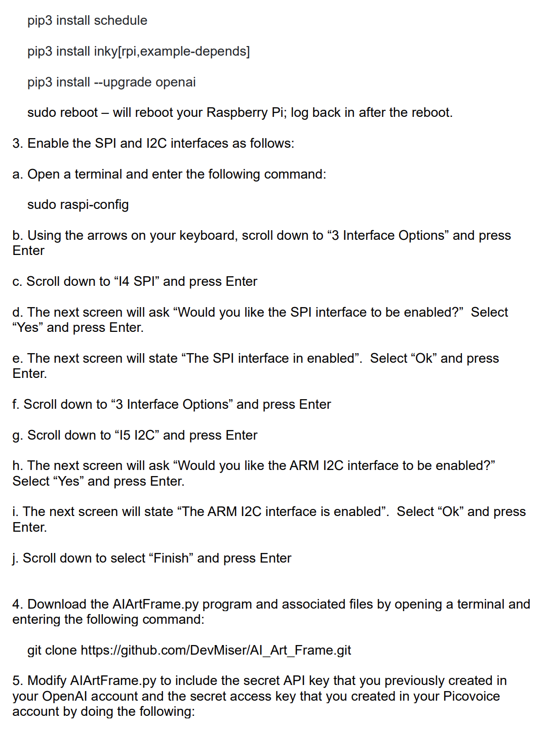 GitHub - DevMiser/AI_Art_Frame: The DALL-E 2 Voice-Controlled AI E-Ink Art Frame
