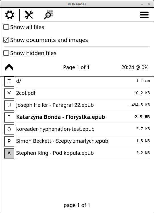 File manager - add option to view non-ebooks files · Issue #3578 · koreader/koreader · GitHub