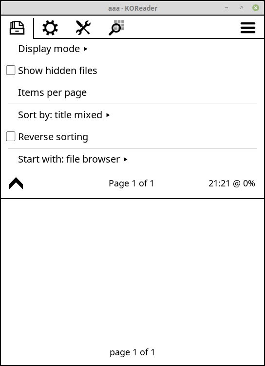 Sort folders and files together? · Issue #4068 · koreader/koreader · GitHub