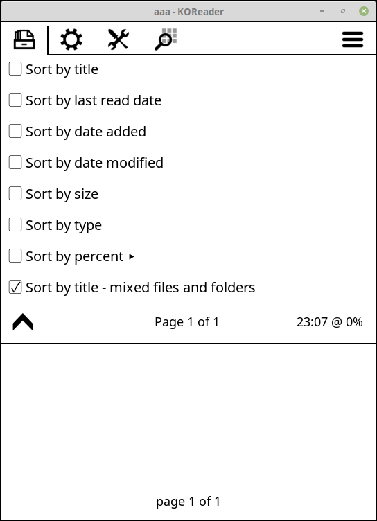 Sort folders and files together? · Issue #4068 · koreader/koreader · GitHub
