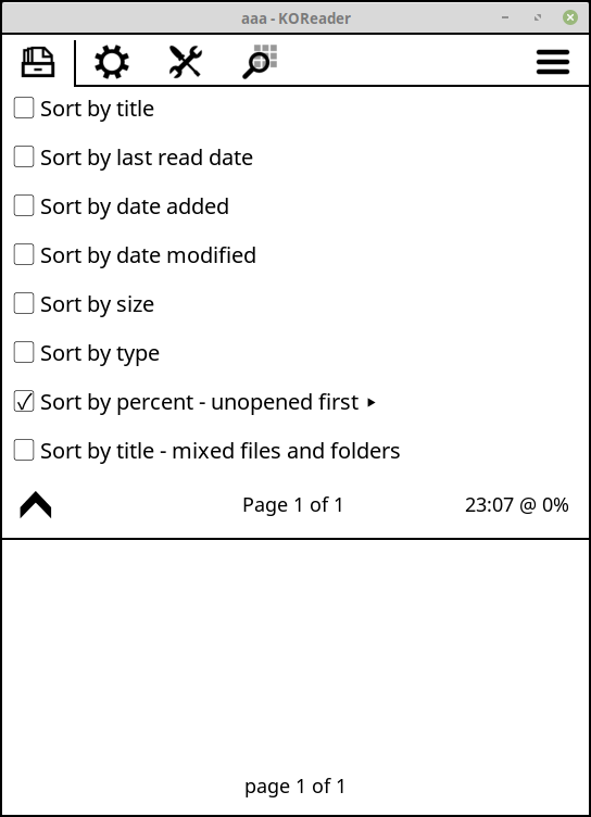 Sort folders and files together? · Issue #4068 · koreader/koreader · GitHub