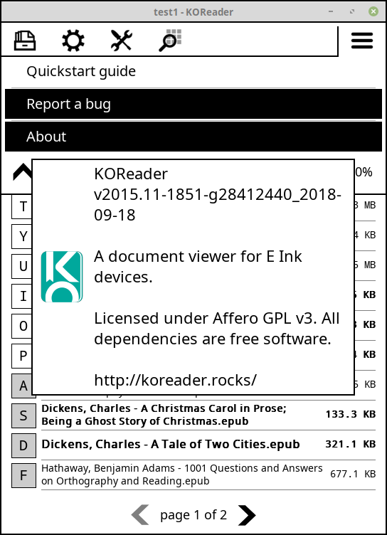 After select element in menu it didn't invert back to white · Issue #4234 · koreader/koreader ...