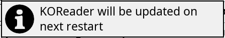 [question] Restart KOReader after update · Issue #5144 · koreader/koreader · GitHub