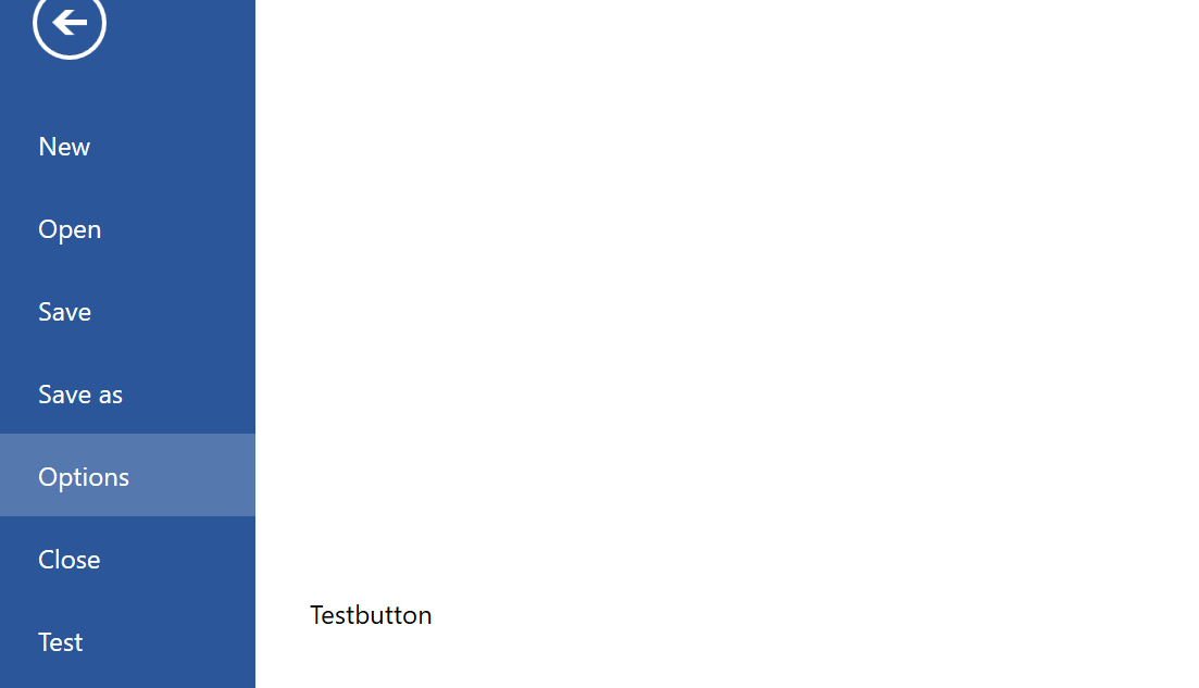 BackstageTabItem Button Icon not shown · Issue #679 · fluentribbon/Fluent.Ribbon · GitHub