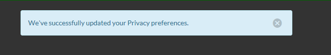 Changes to privacy setting does not show popup confirm changes · Issue ...