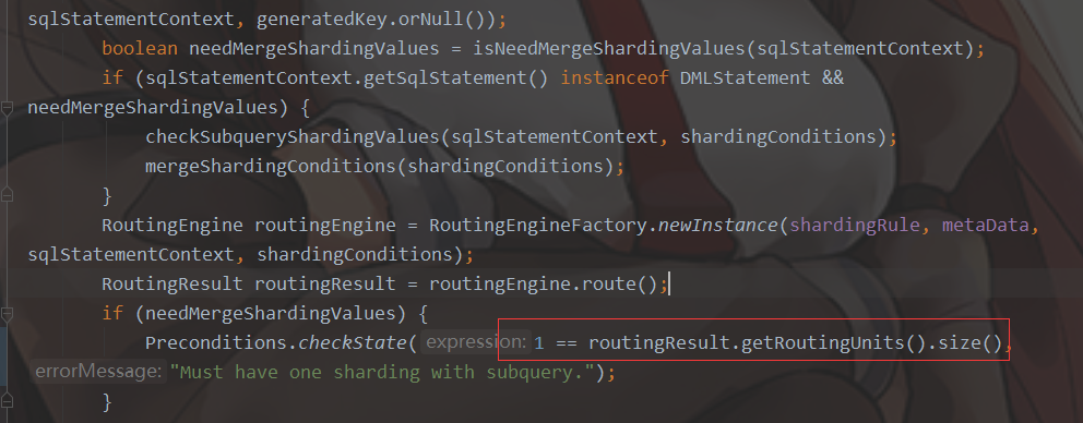 It Throw Exception Must Have One Sharding With Subquery The Logic Might Be Have Problem