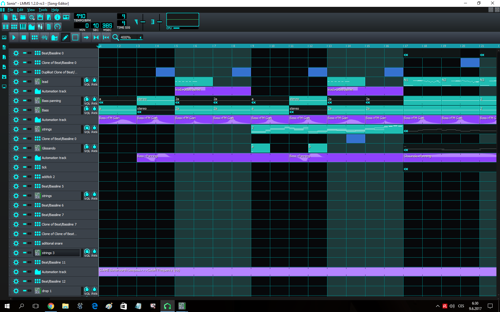 Beat+Bass patterns go over grid · Issue #3606 · LMMS/lmms · GitHub