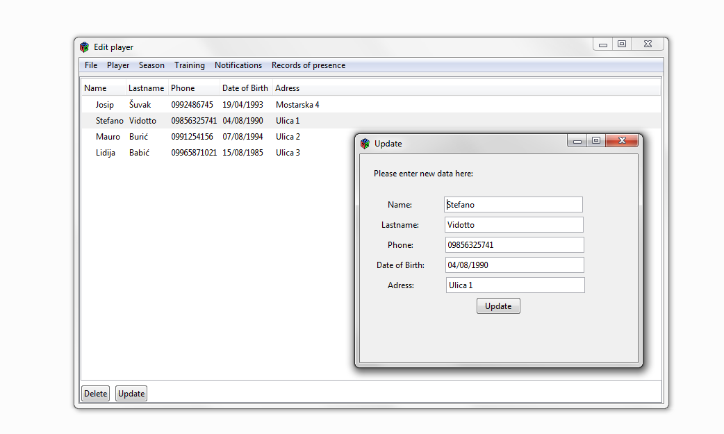 Github Josip04xamarinapp C Sql App For Keeping Records