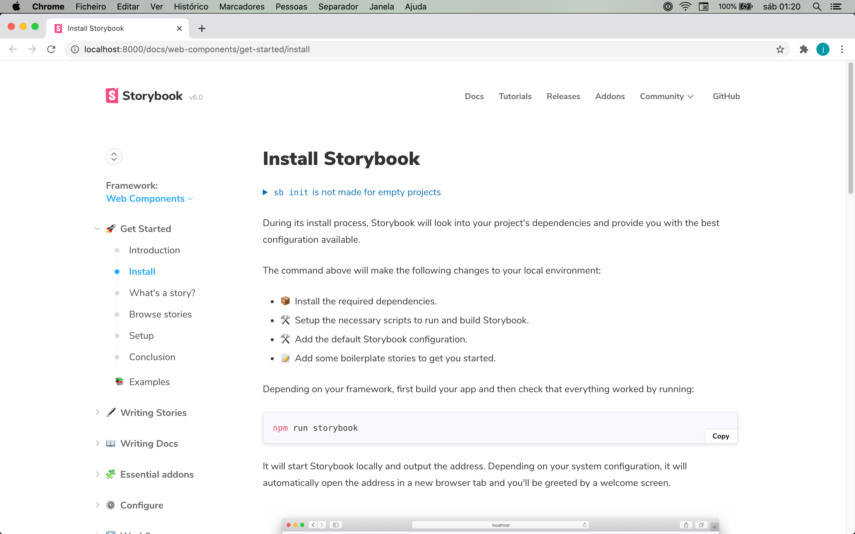 [Bug] Missing WebComponents install instructions · Issue #228 · storybookjs/frontpage · GitHub