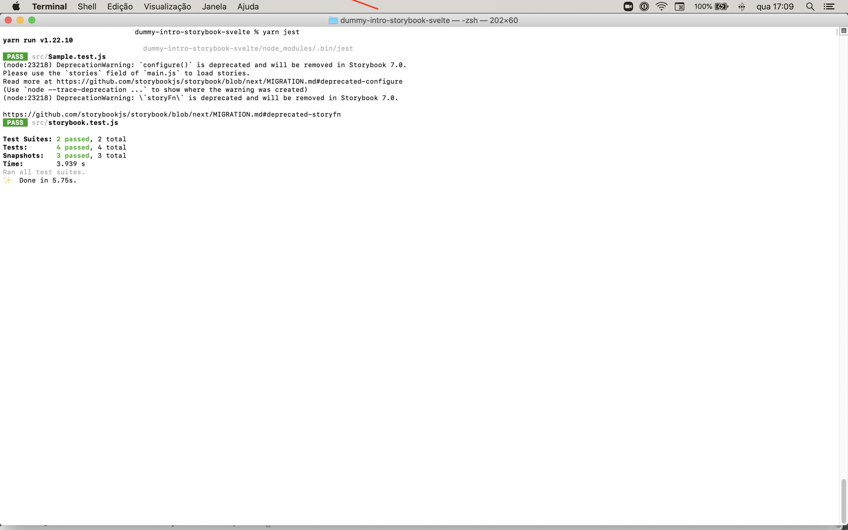 Fixing Package Json To Run Storyshots With Svelte · Issue 2 · Chromaui Intro Storybook Svelte