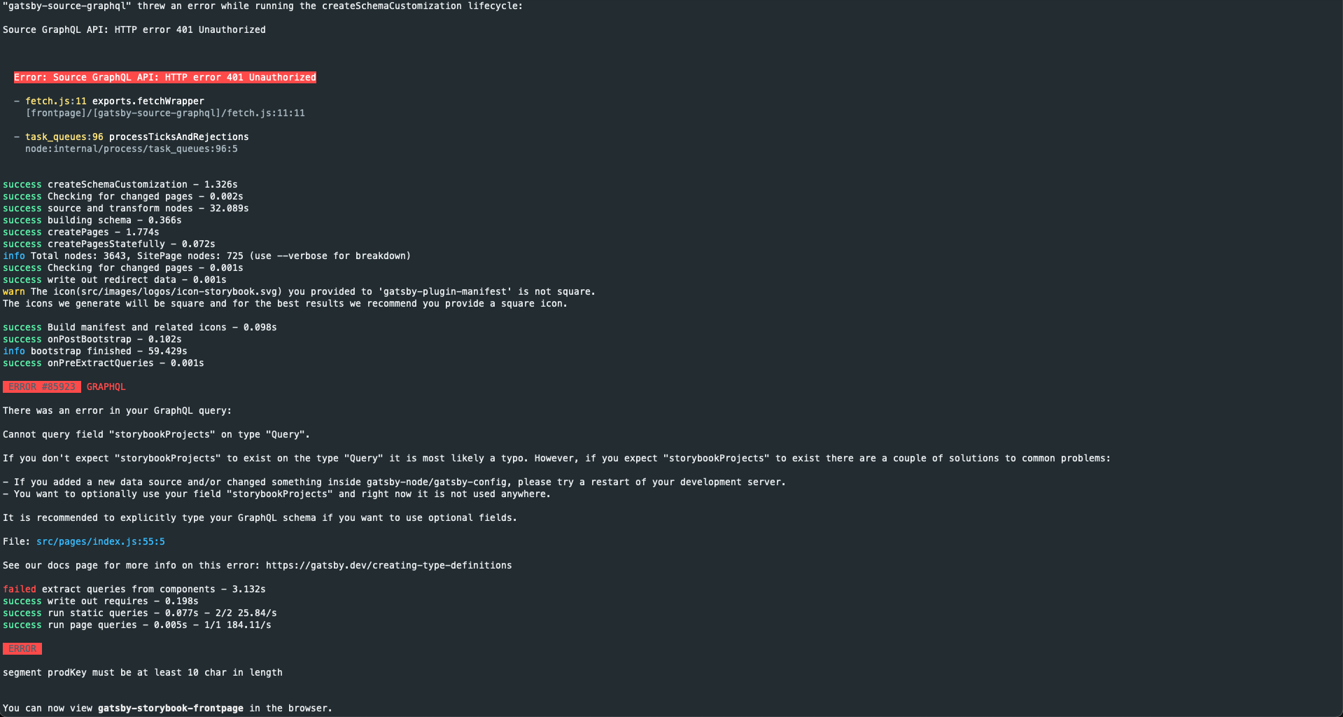 [Bug] Issue with development set up · Issue #399 · storybookjs/frontpage · GitHub