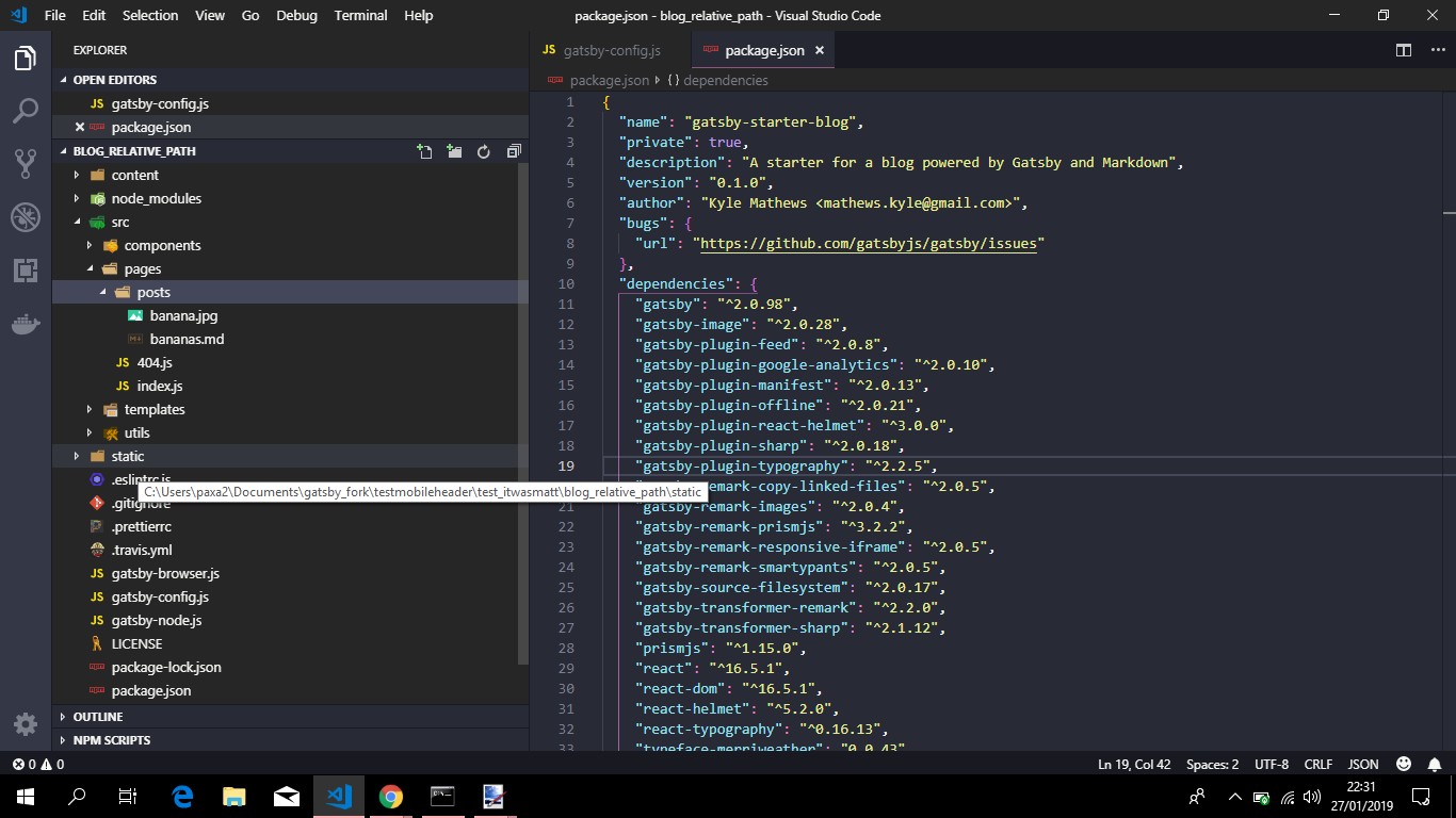 Gatsby Remark Images Issues With Relative Paths In Nested Pages · Issue