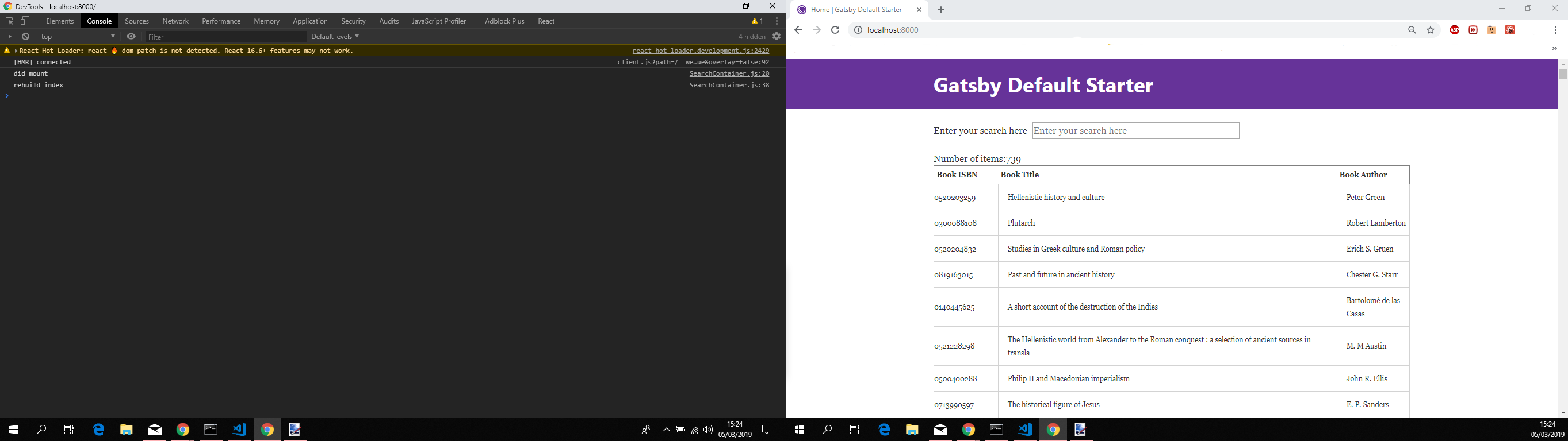 docs: js-search example not working · Issue #12270 · gatsbyjs/gatsby · GitHub