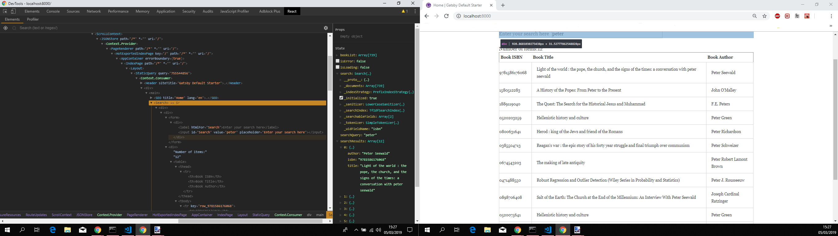 docs: js-search example not working · Issue #12270 · gatsbyjs/gatsby · GitHub