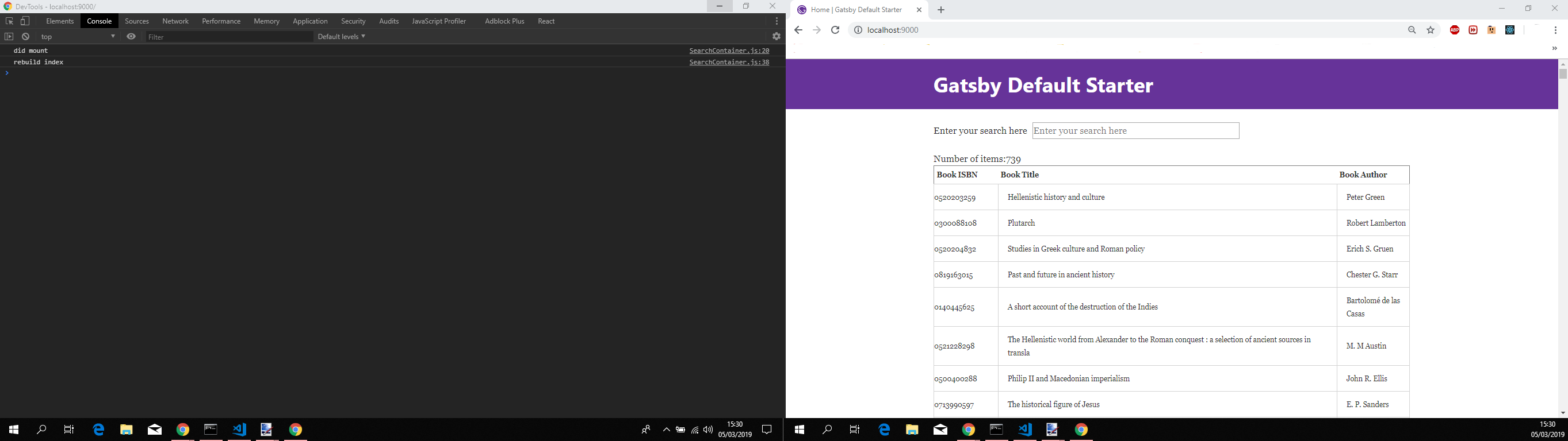 Docs Js Search Example Not Working · Issue 12270 · Gatsbyjsgatsby · Github