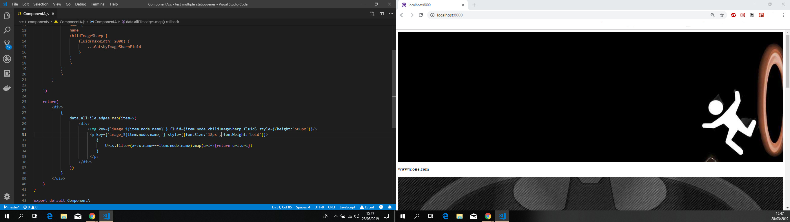Two Staticqueries Into One Map Array · Issue 12897 · Gatsbyjsgatsby