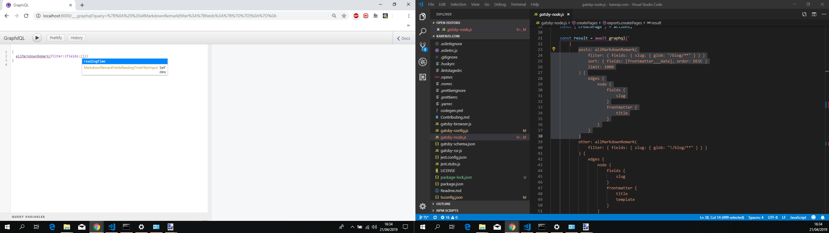 error GraphQL Error Field "slug" is not defined by type MarkdownRemarkFieldsFilterInput. · Issue ...
