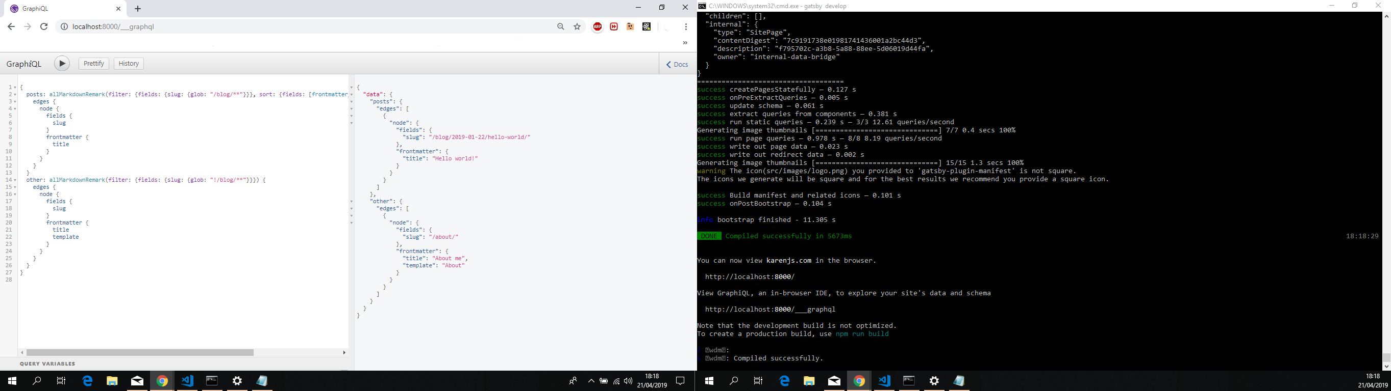 error GraphQL Error Field "slug" is not defined by type MarkdownRemarkFieldsFilterInput. · Issue ...