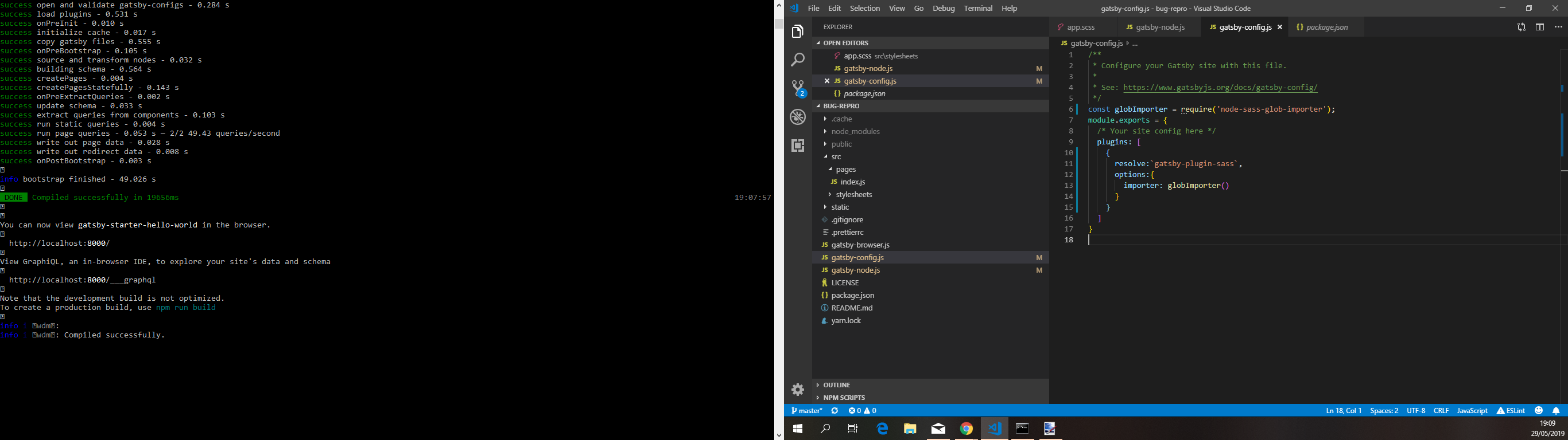 globbing with sass · Issue #14305 · gatsbyjs/gatsby · GitHub